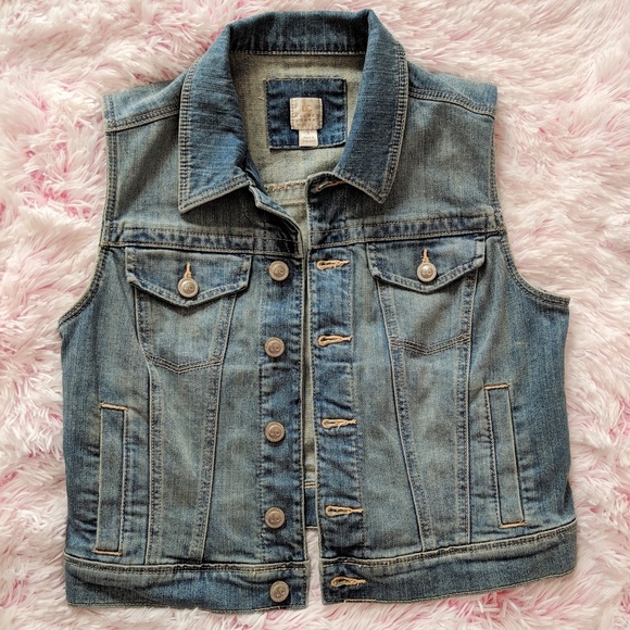 LC Lauren Conrad | Tops | Lc Conrad Denim Vest | Poshmark